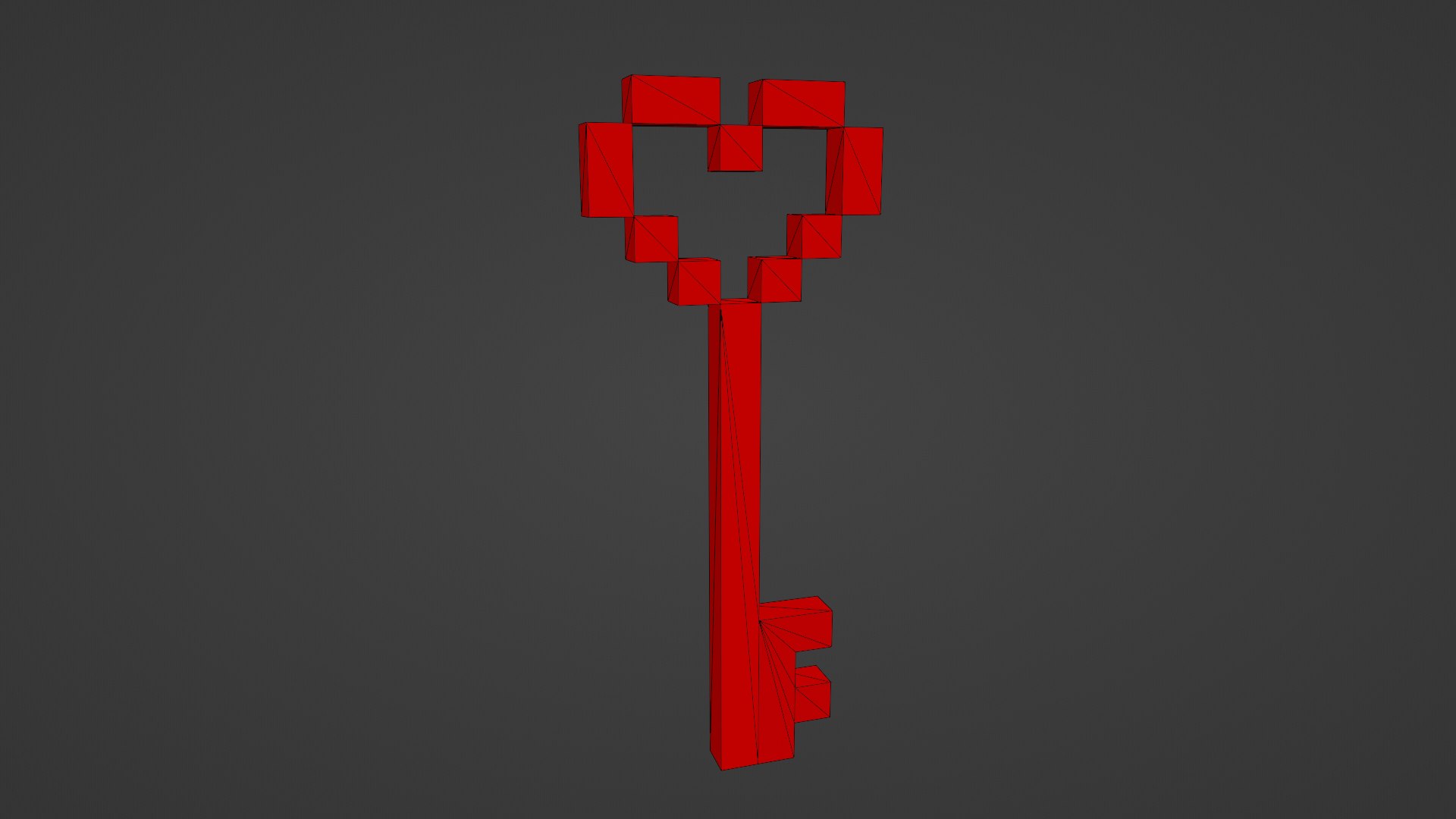 3D Love Key - TurboSquid 2184042