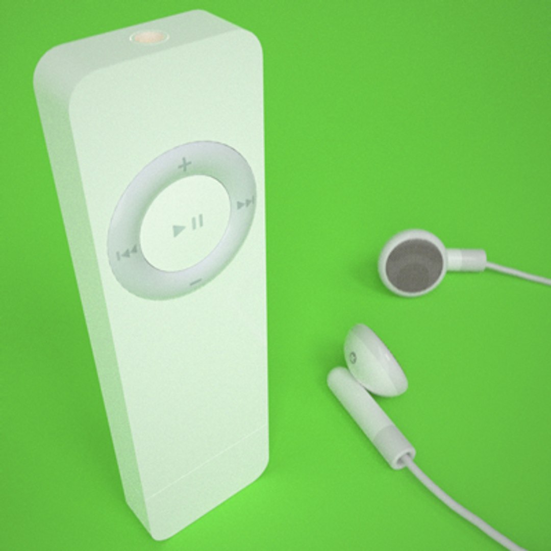 3d Apple Ipod Shuffle Model