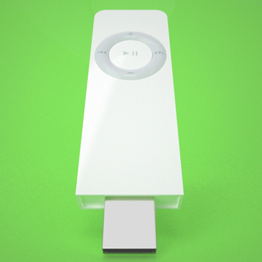 3d Apple Ipod Shuffle Model