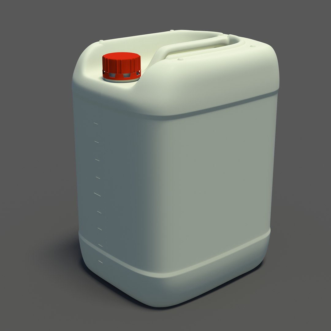 Plastic Jerrycan 3d Fbx