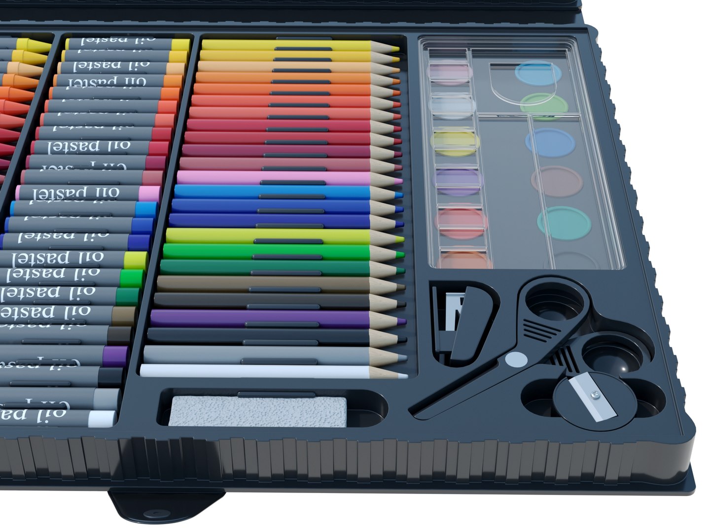 KIT DE ARTE INFANTIL ART SET 150 PIECES 3D - TurboSquid 1984238