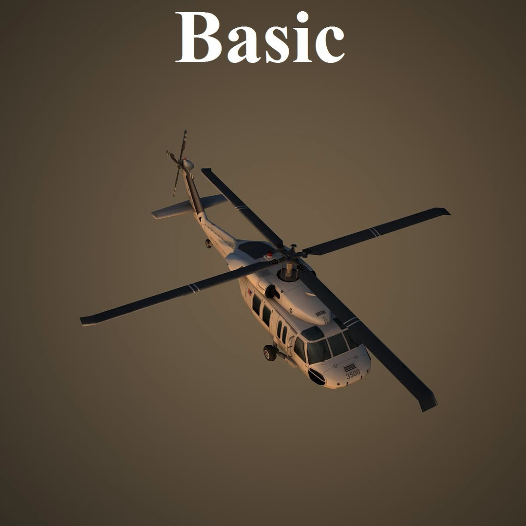 3d Sikorsky Black Hawk Model