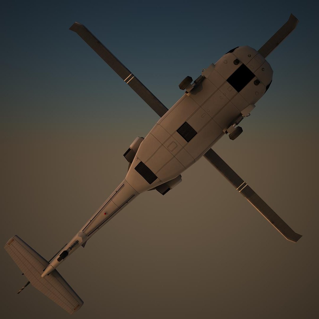 3d Sikorsky Black Hawk Model
