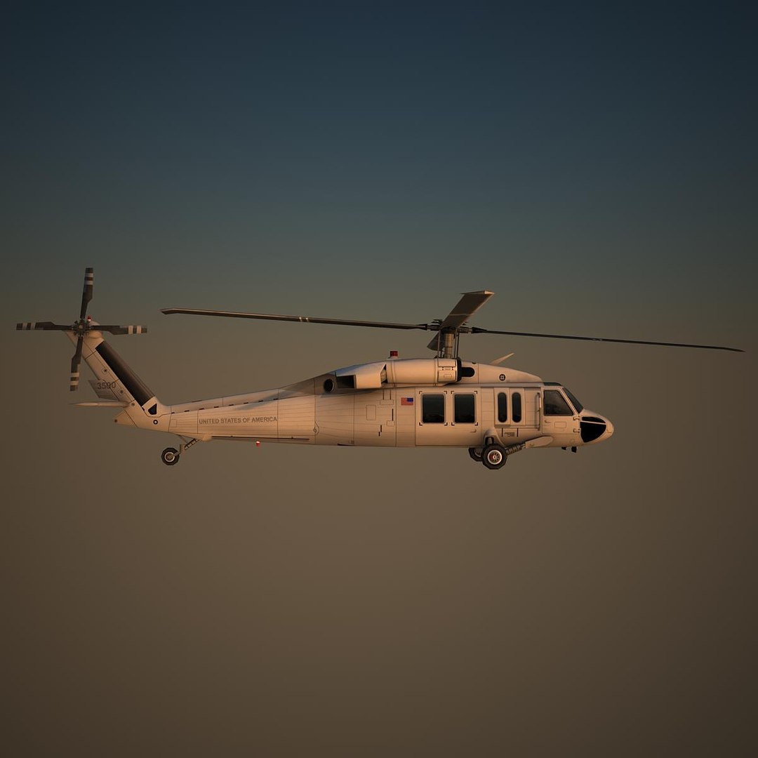 3d Sikorsky Black Hawk Model