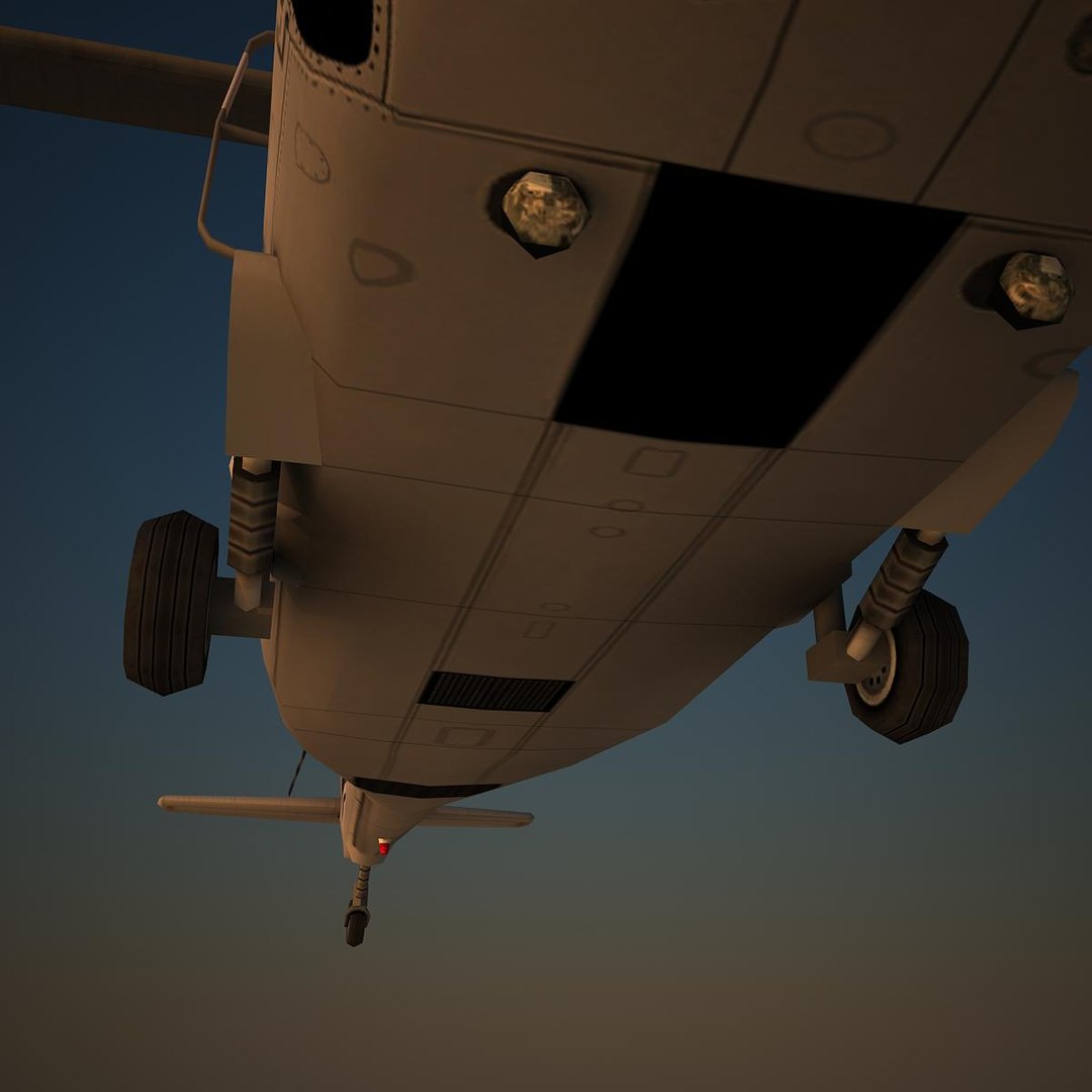 3d Sikorsky Black Hawk Model