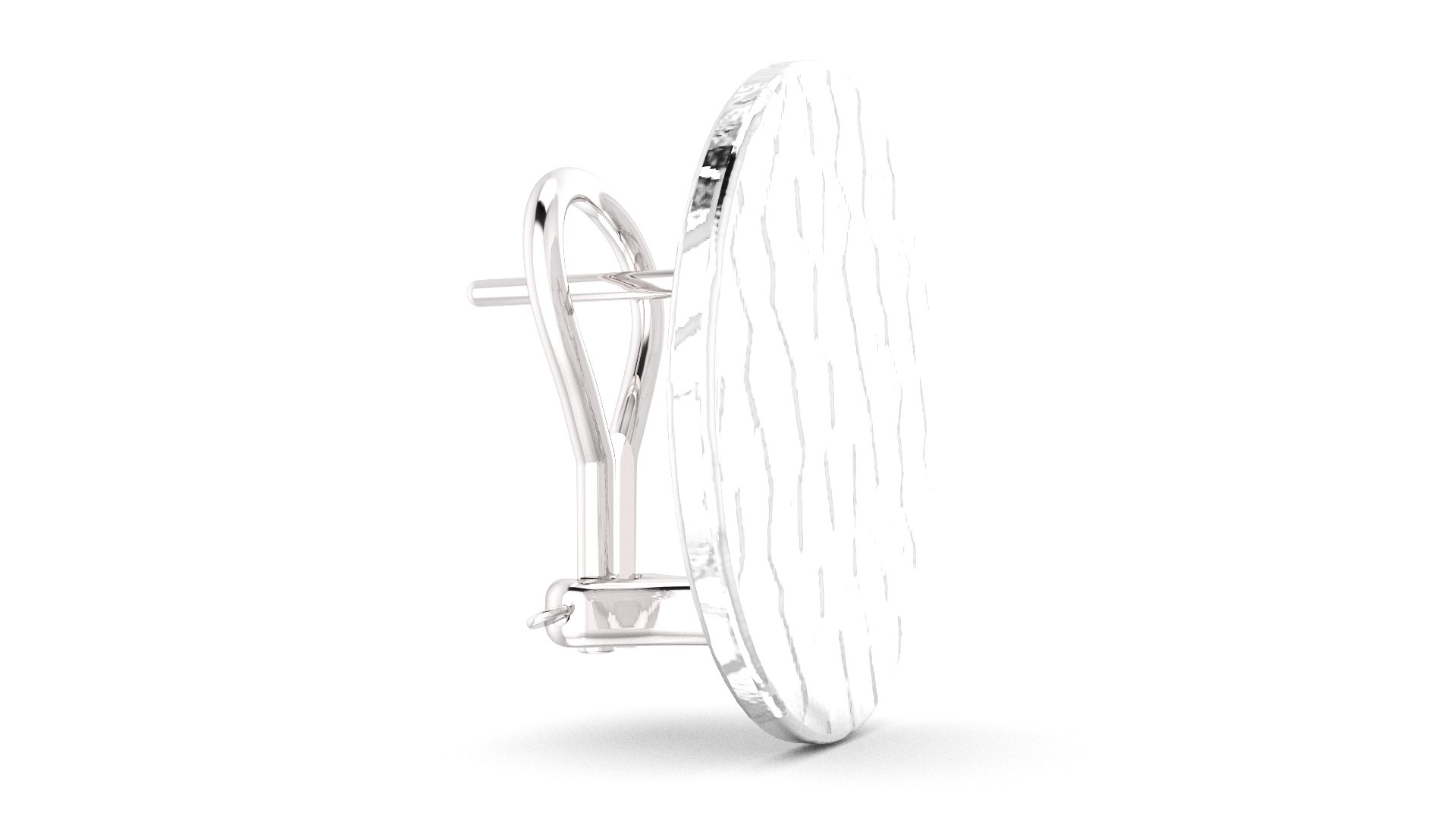 3D Omega Clip Earring Finding Model - TurboSquid 1993511