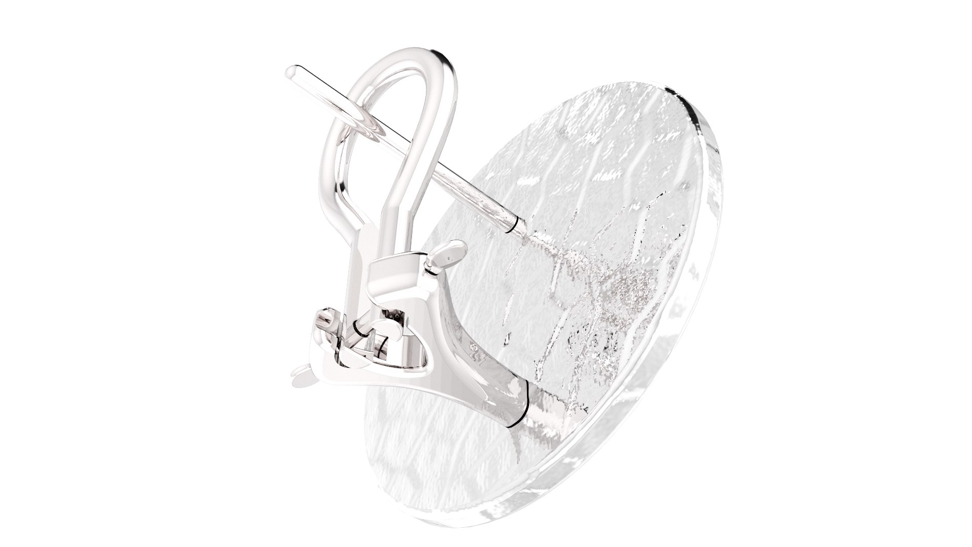 3D Omega Clip Earring Finding Model - TurboSquid 1993511