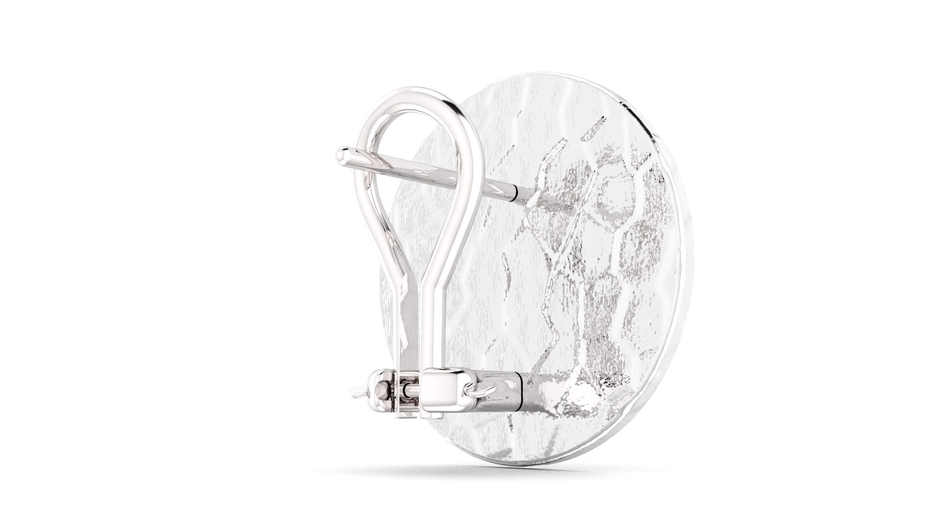 3D Omega Clip Earring Finding Model - TurboSquid 1993511