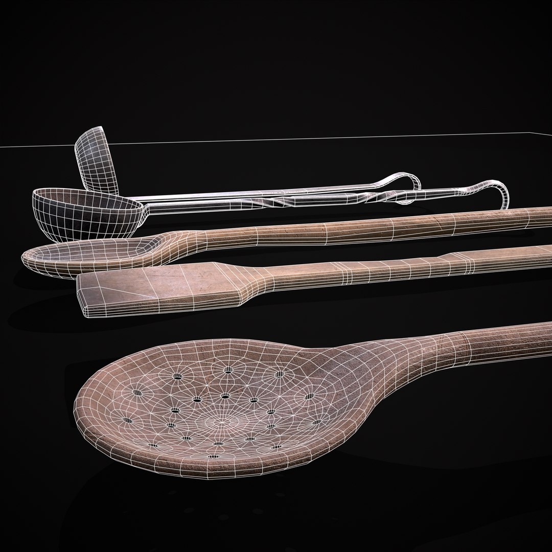 3D Kitchen Utensils - TurboSquid 2088816