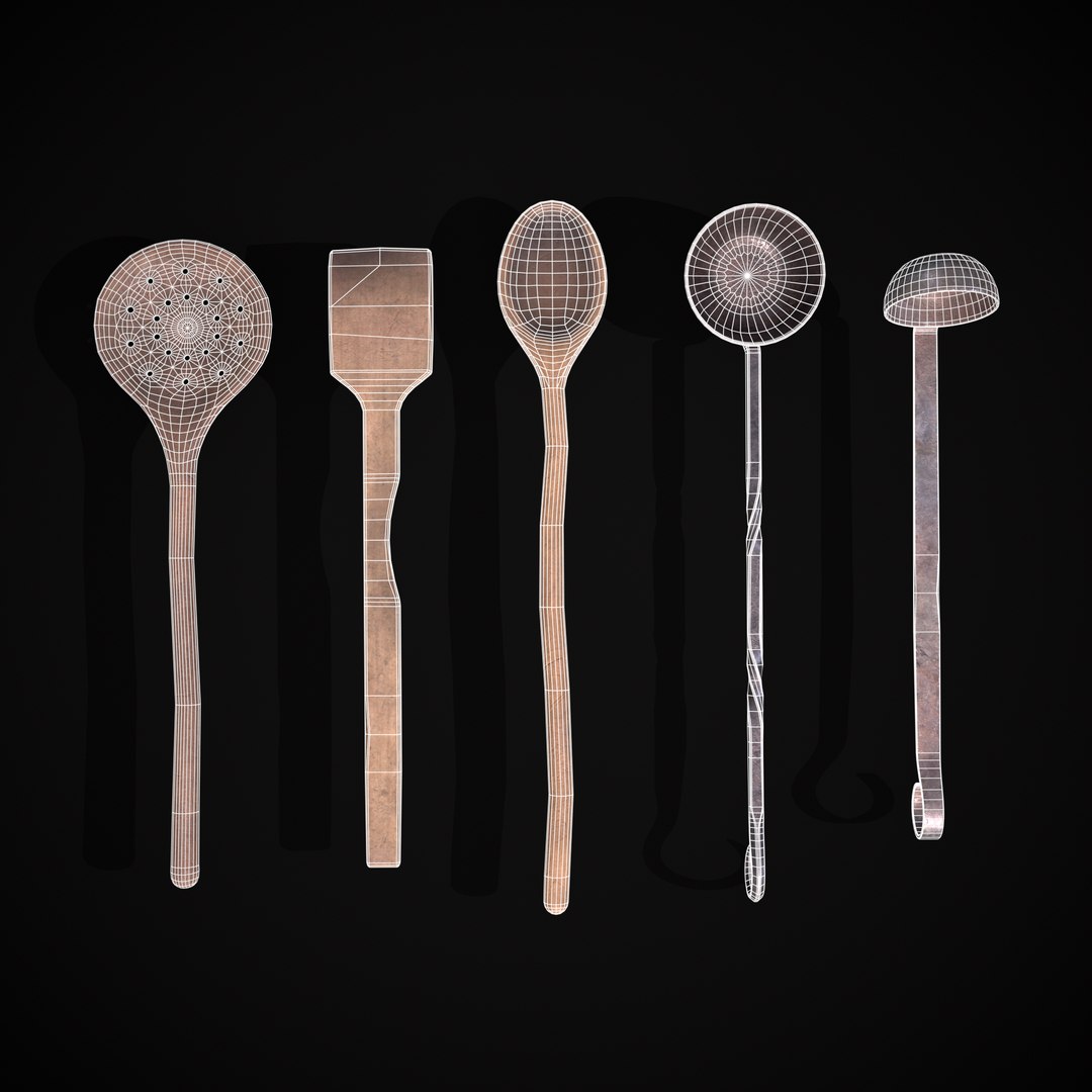 3D Kitchen Utensils - TurboSquid 2088816