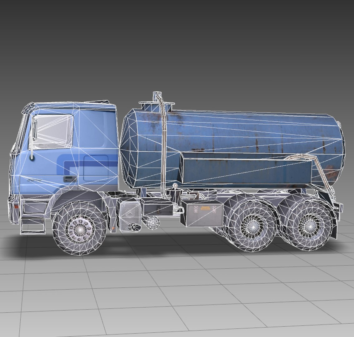 3d Tank Truck Model