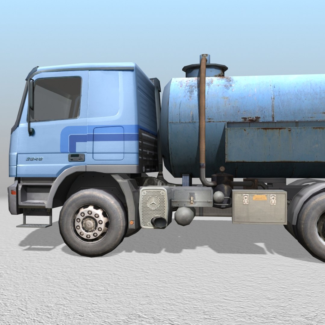 3d Tank Truck Model