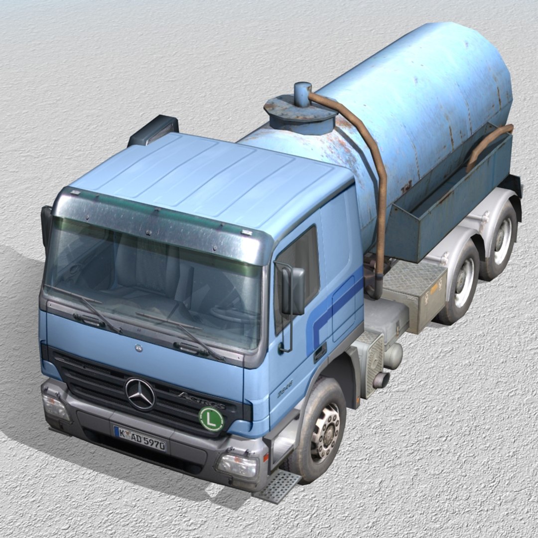 3d Tank Truck Model