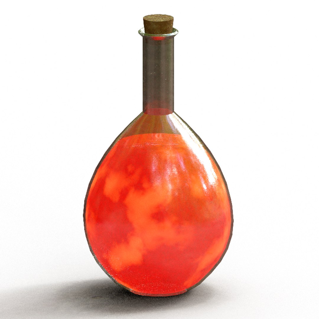 Ready Health Potion 3D Model - TurboSquid 1325909