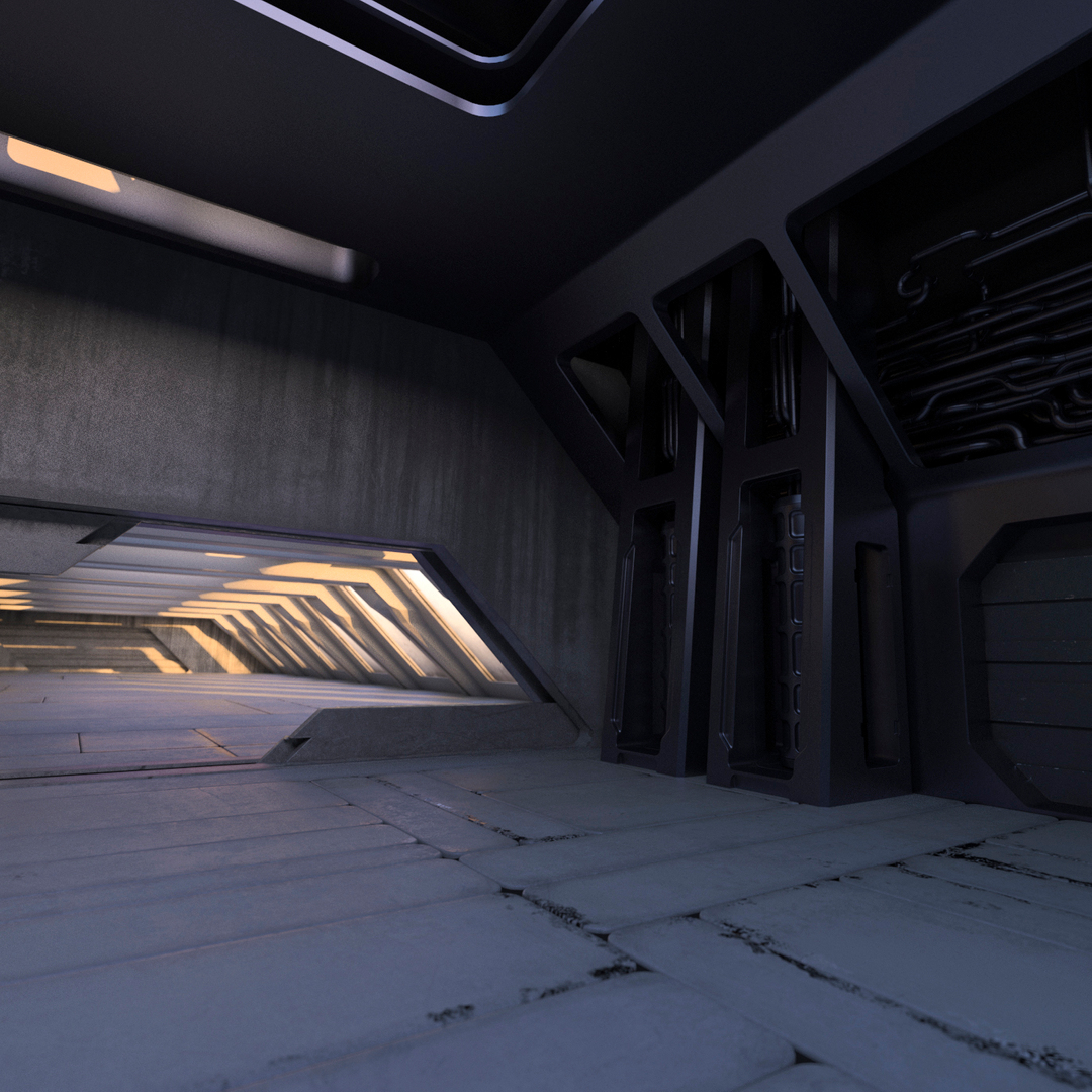 12 sci fi interiors 3D model - TurboSquid 1384141