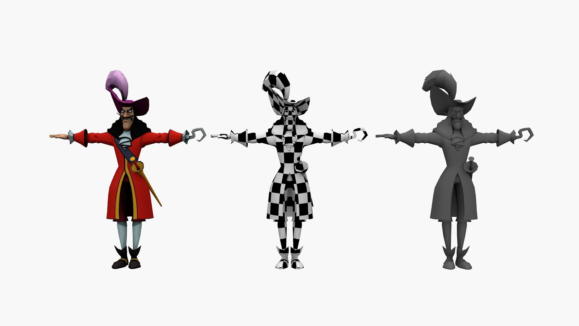 Hook Captain 3D Model - TurboSquid 2388150