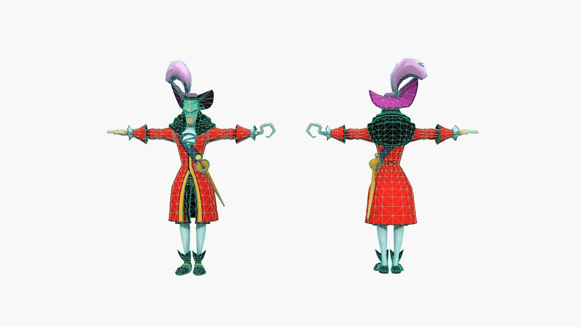 Hook Captain 3D Model - TurboSquid 2388150