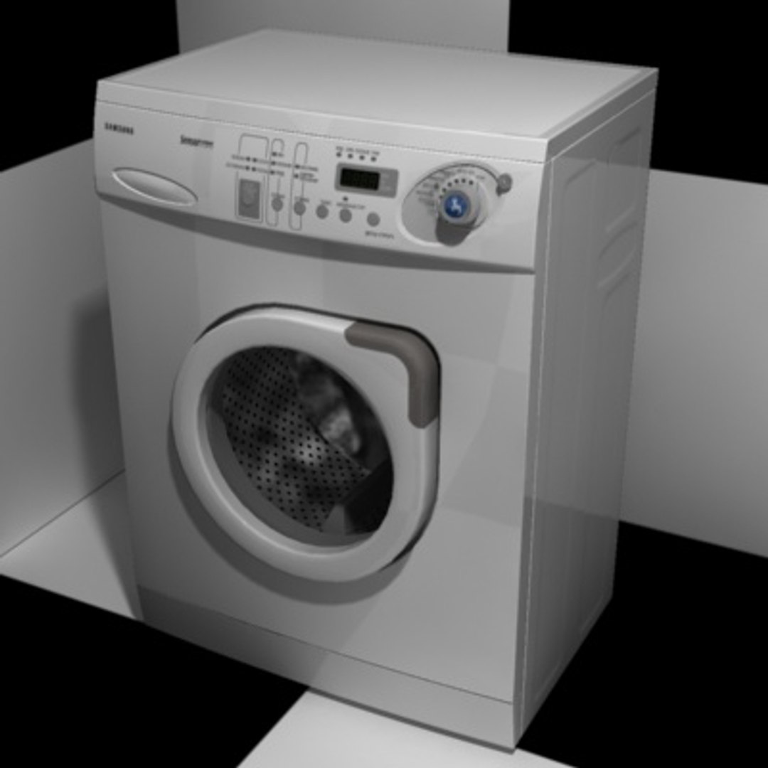 washing-machine bathroom 3d max