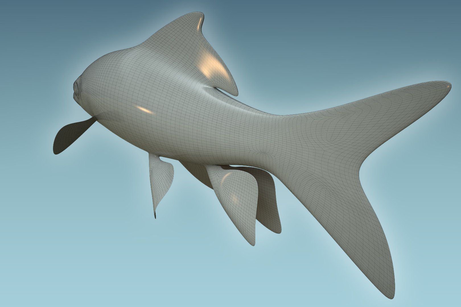 Red Tailed Fish 3D Model - TurboSquid 1200857