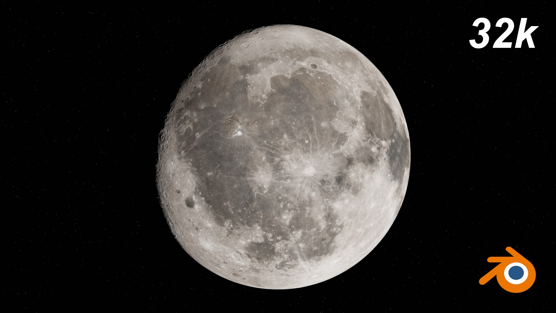 3D Photorealistic 32k Moon Model - TurboSquid 2151494