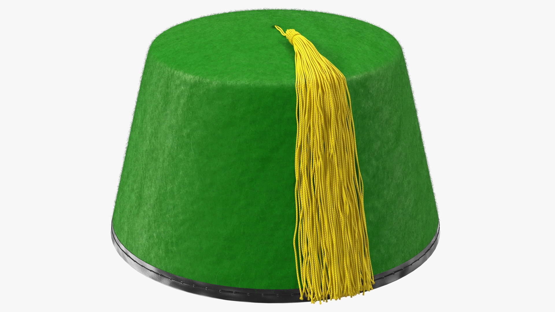 3D traditional arabic green fez - TurboSquid 1685079