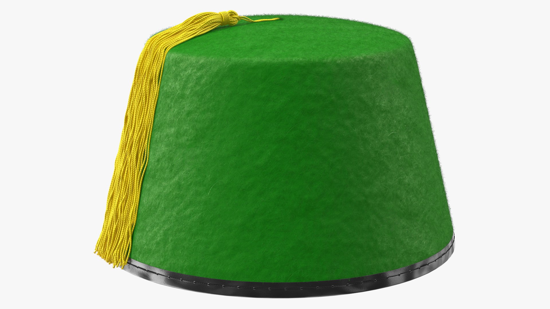 3D traditional arabic green fez - TurboSquid 1685079