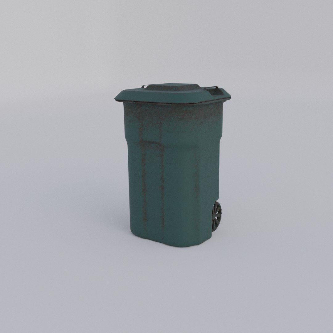 3D Dustbin - TurboSquid 2281395