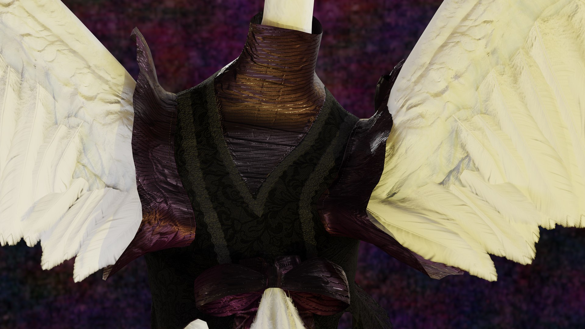 Goth Goose Character Model - TurboSquid 2315460