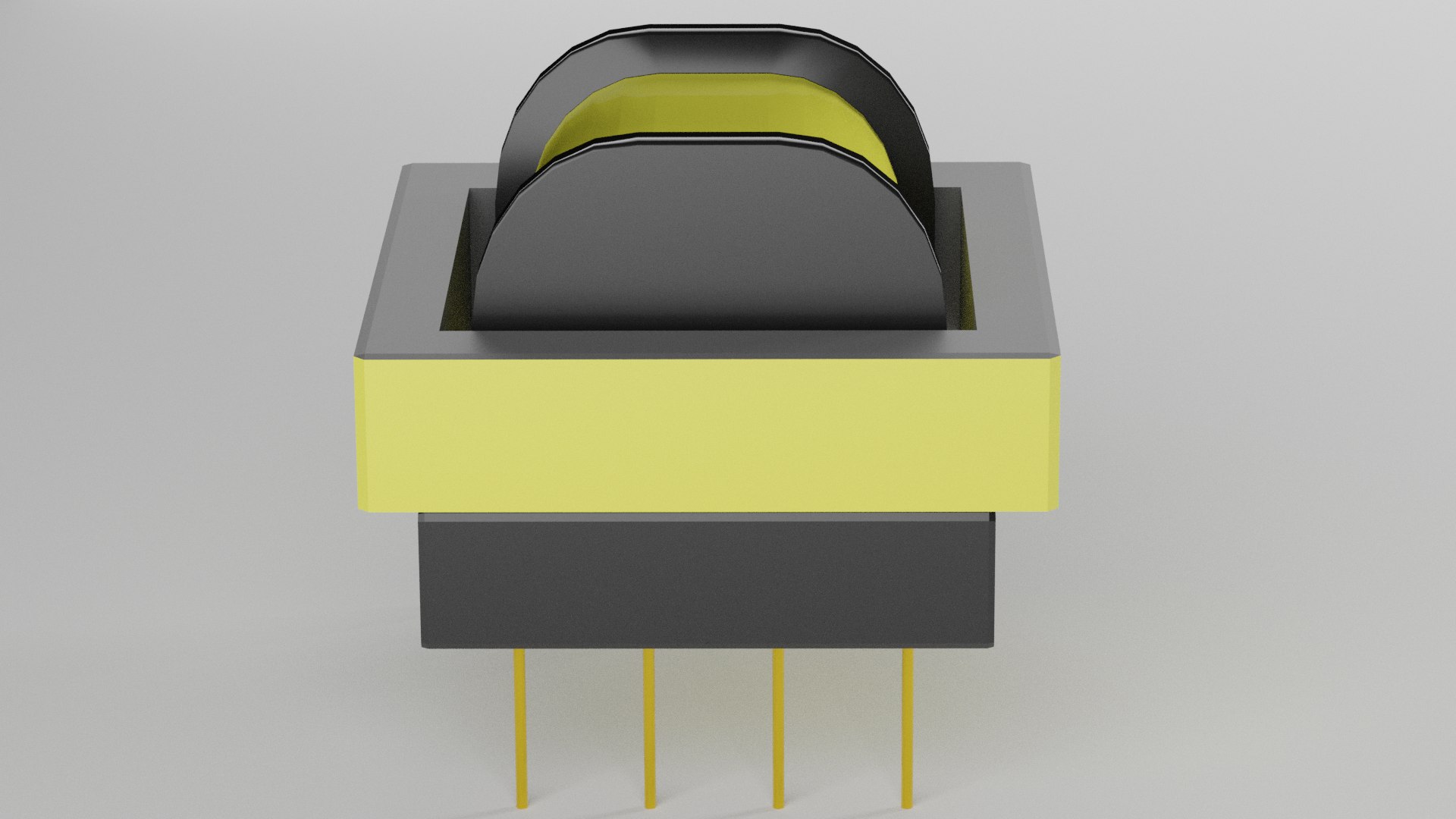 3D Model Ferrite Core Transformer - TurboSquid 2225504