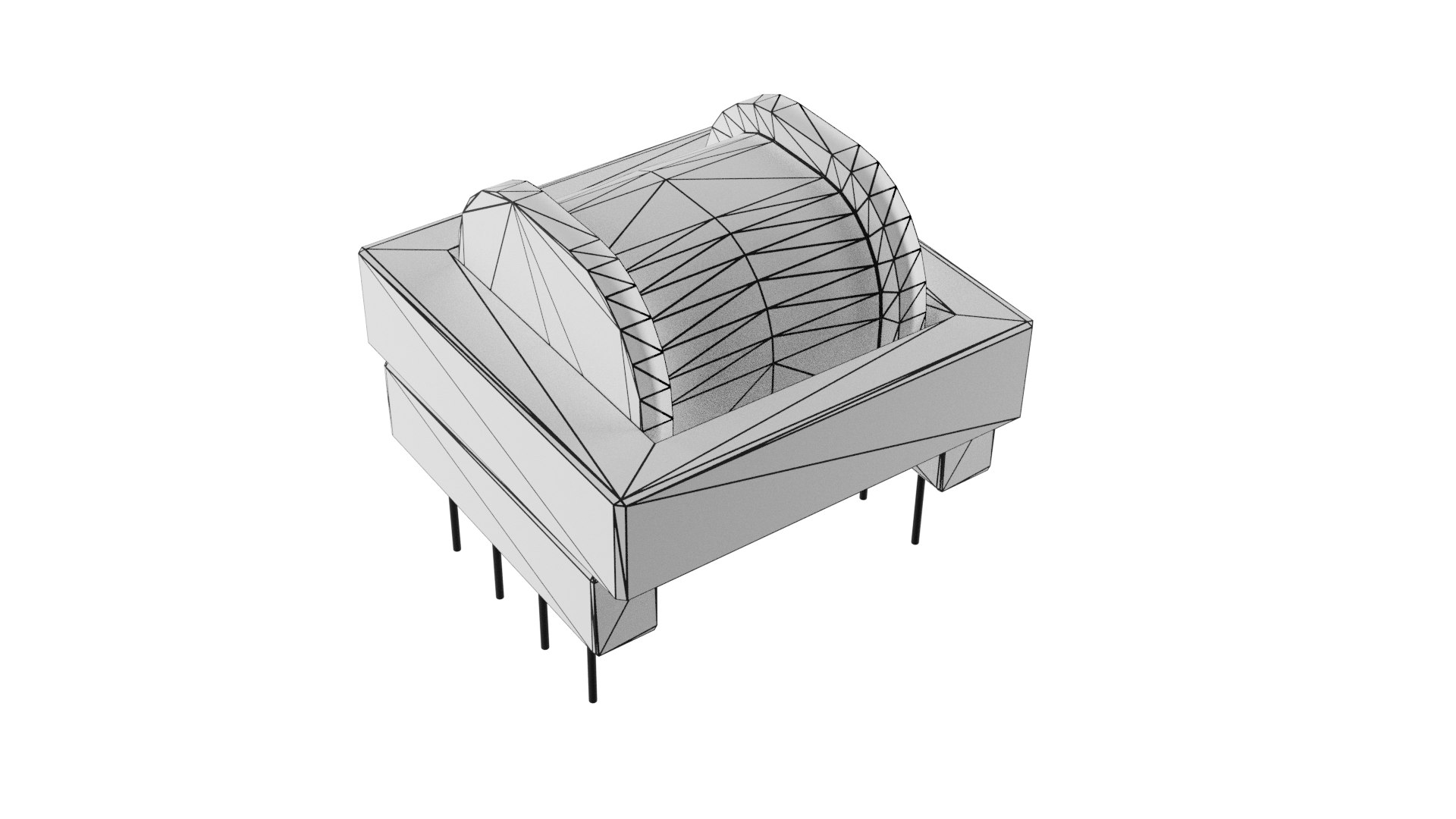 3D Model Ferrite Core Transformer - TurboSquid 2225504