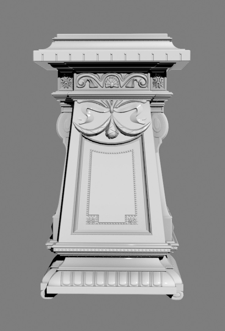 Pedestal 3d Model