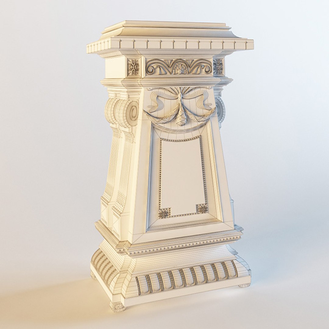 Pedestal 3d Model