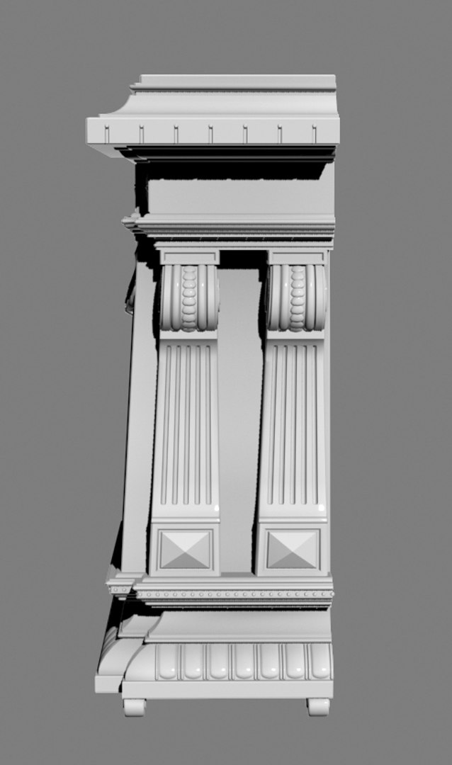 Pedestal 3d Model