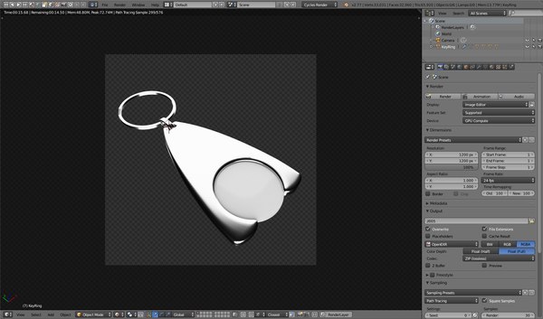 3d keyring ring keys