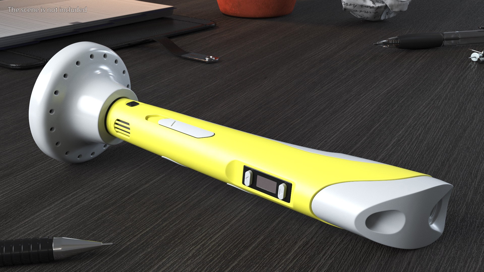 3D Printer Pen Yellow - TurboSquid 2129022
