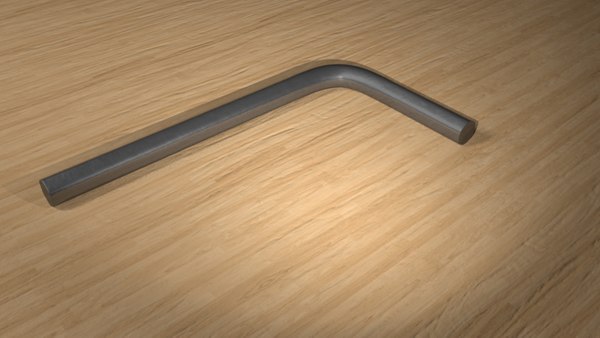 Allan key 3D model - TurboSquid 1210315