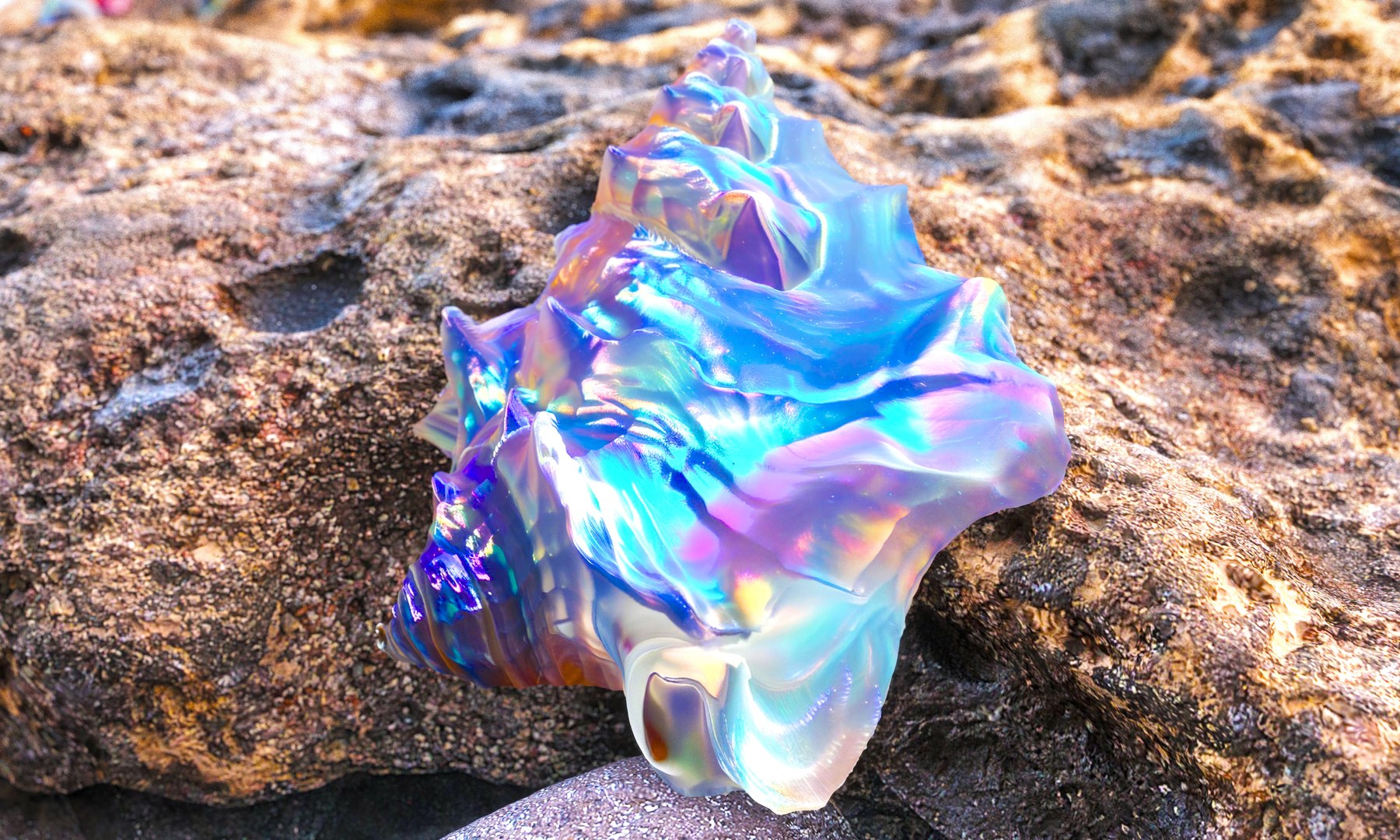 Colorfull Seashell Pack 3D model - TurboSquid 2177568