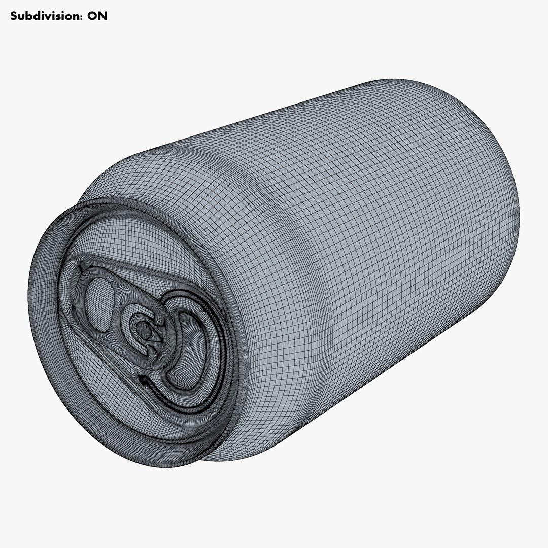 Aluminum Standard Can 330ml v 2 3D model - TurboSquid 1906080
