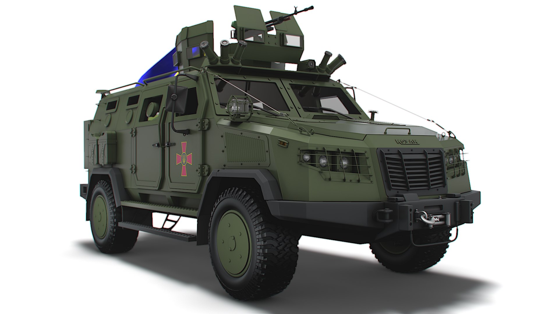 3D модель Kozak2M1NSVTMachineGun - TurboSquid 1937373