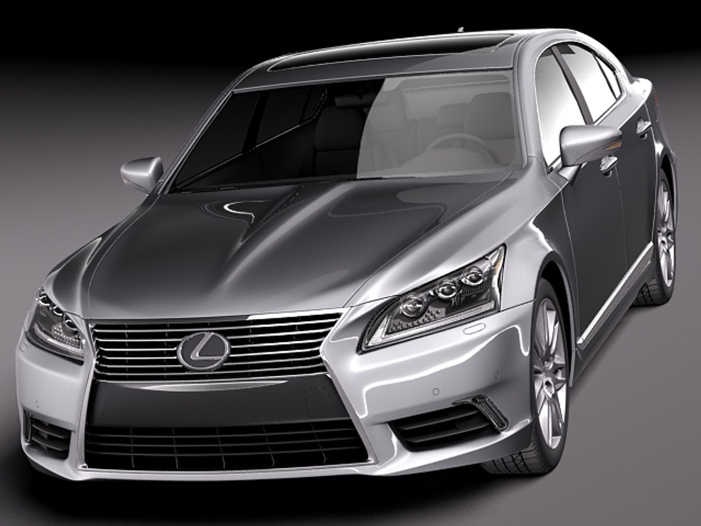 Lexus Ls 460 Sedan Obj