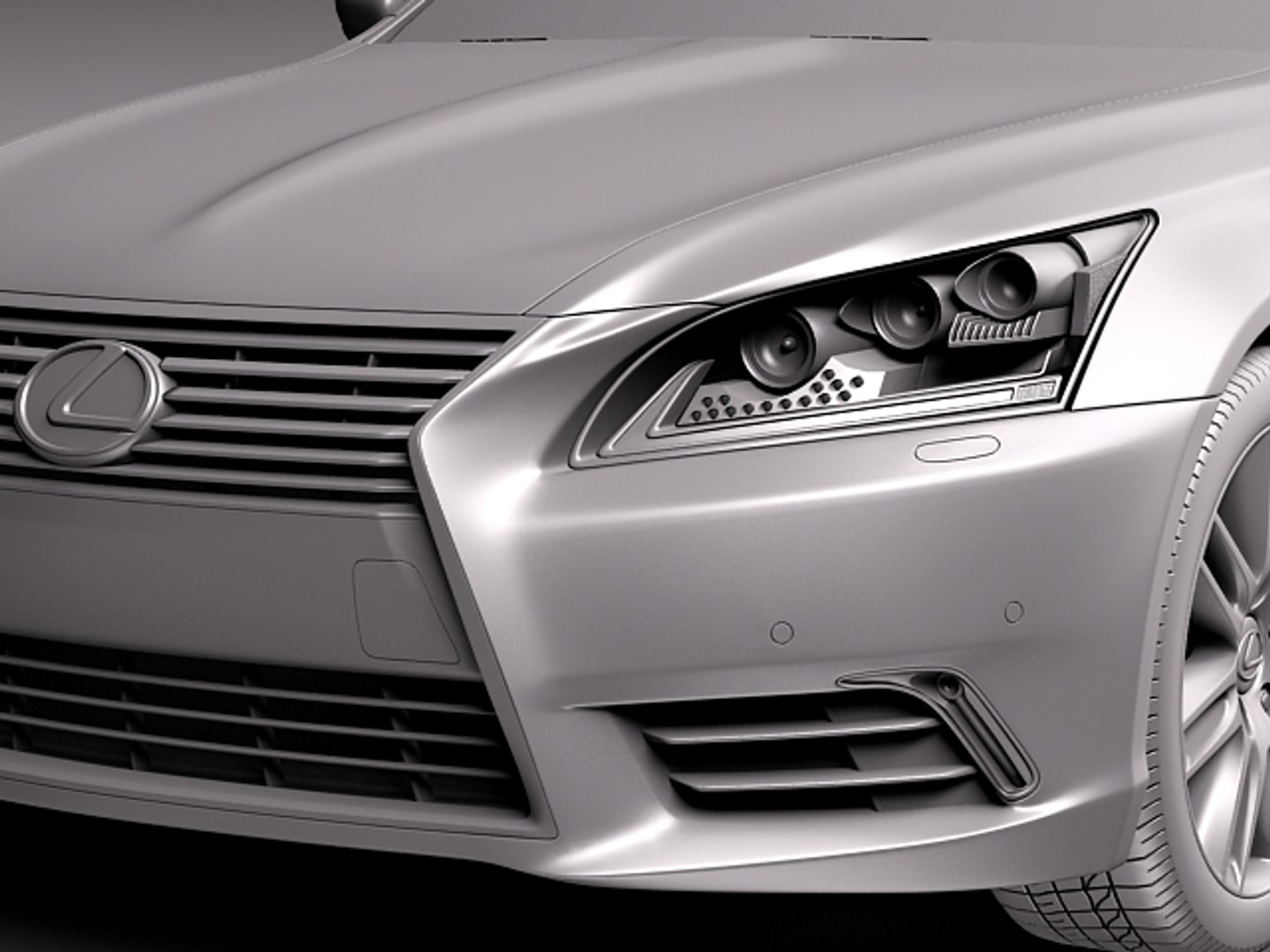 Lexus Ls 460 Sedan Obj