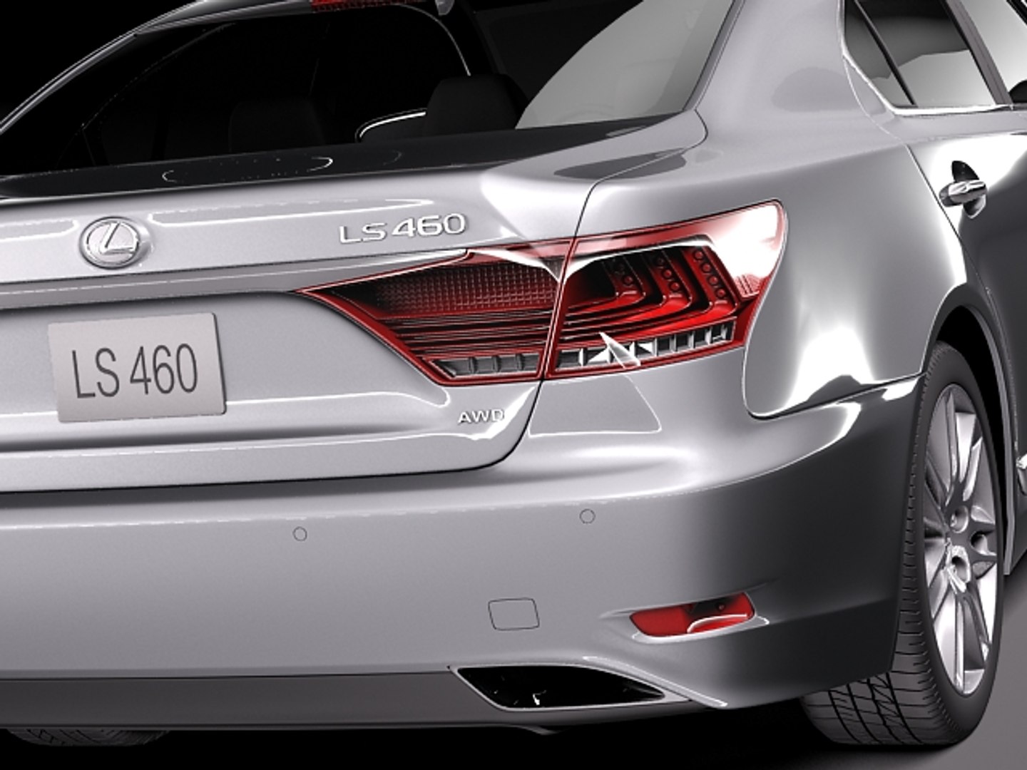 Lexus Ls 460 Sedan Obj