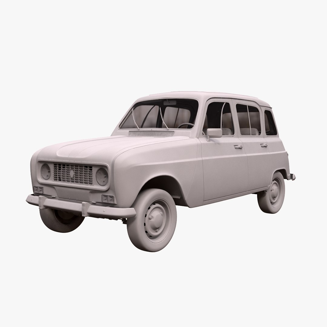 3D renault 4 model - TurboSquid 1589570