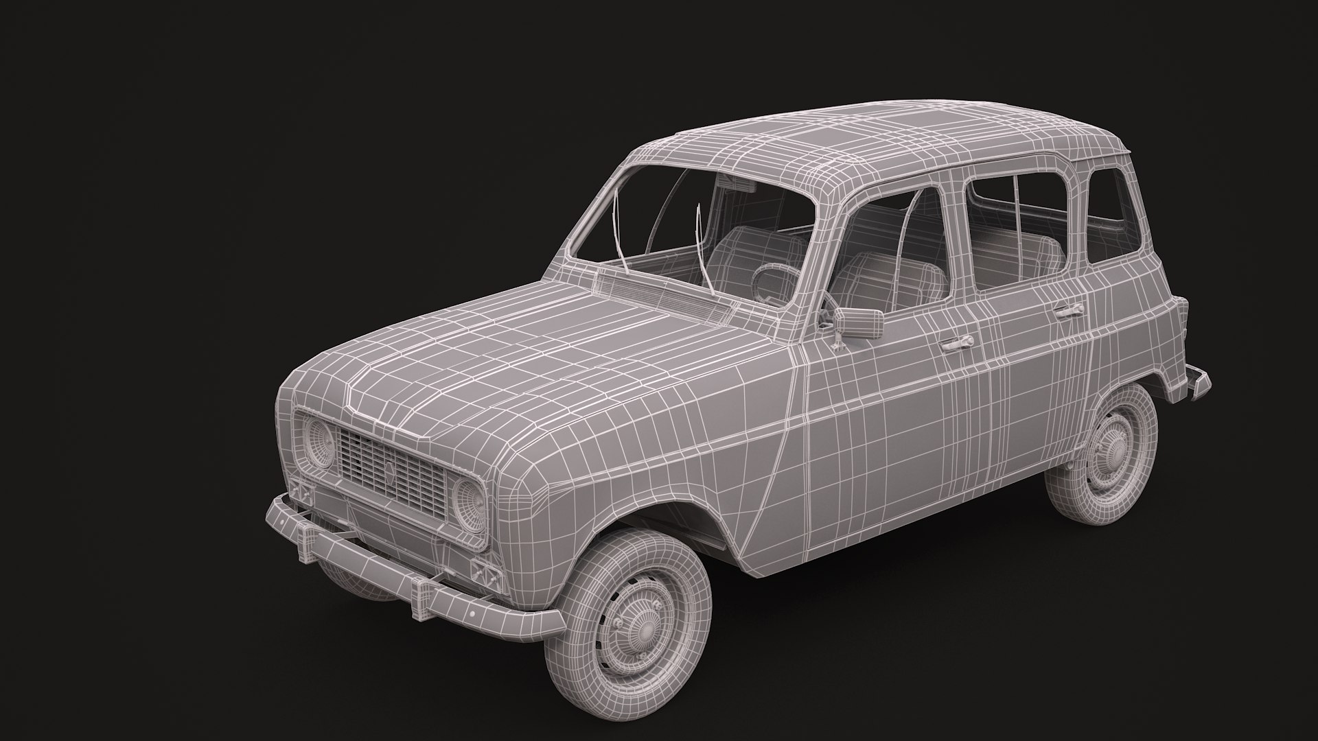 3D Renault 4 Model - TurboSquid 1589570
