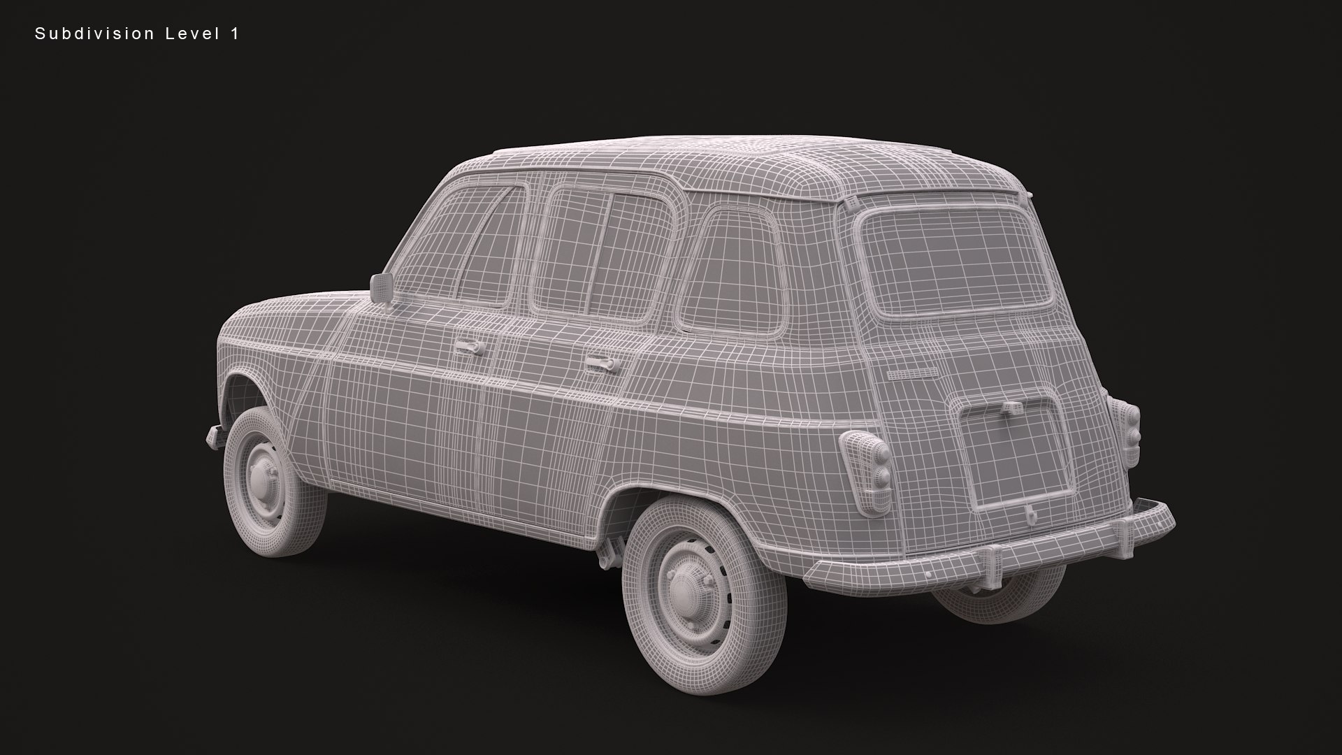 3D renault 4 model - TurboSquid 1589570