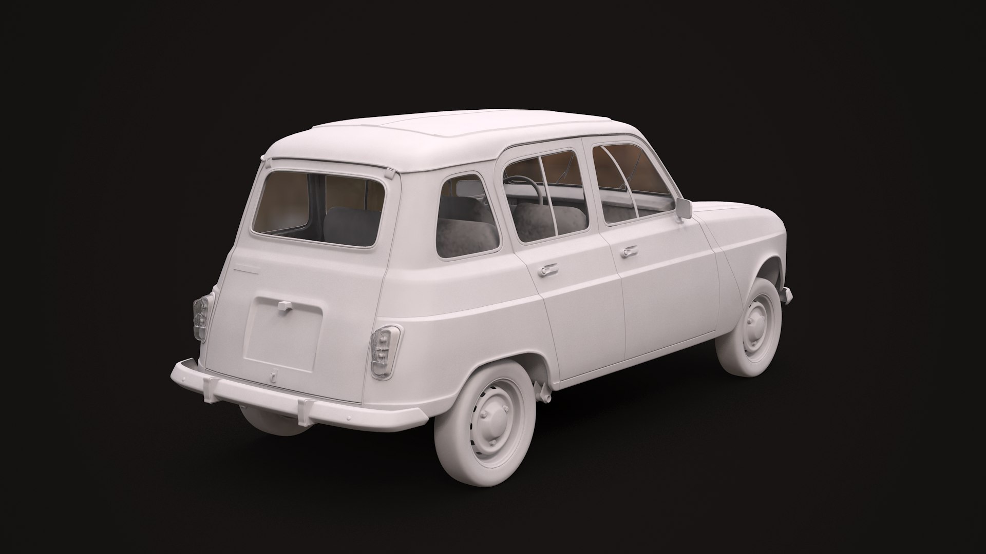 3D Renault 4 Model - TurboSquid 1589570