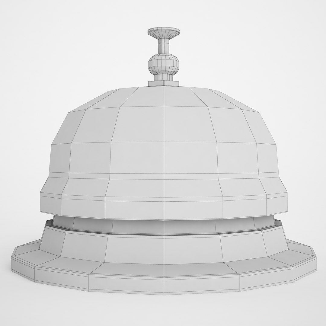 Service Bell Model - TurboSquid 1351628