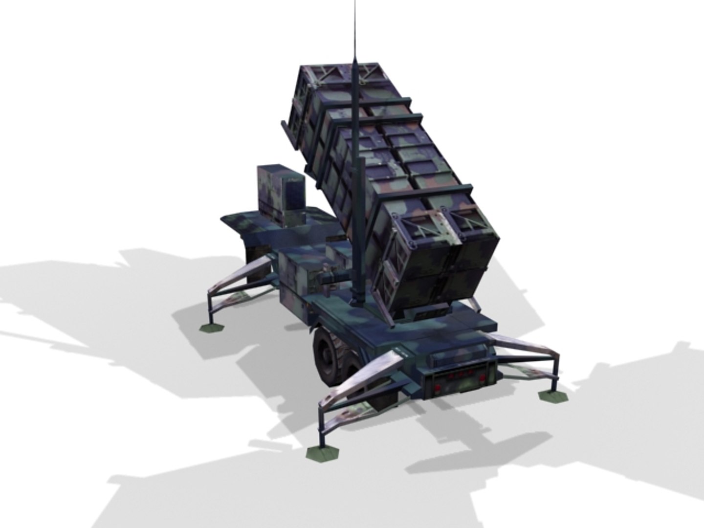 Patriot Air Defense 3d Max