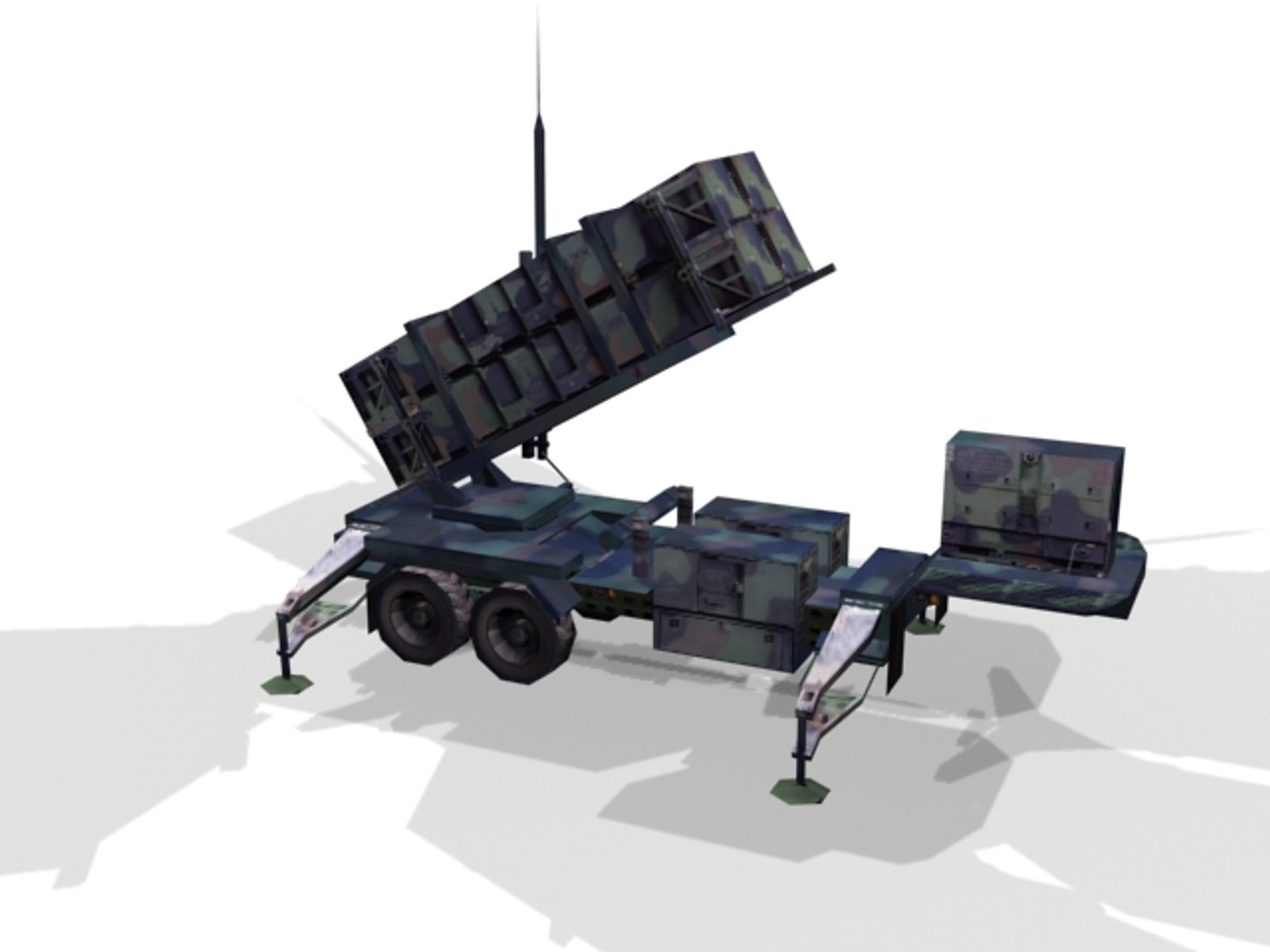 Patriot Air Defense 3d Max