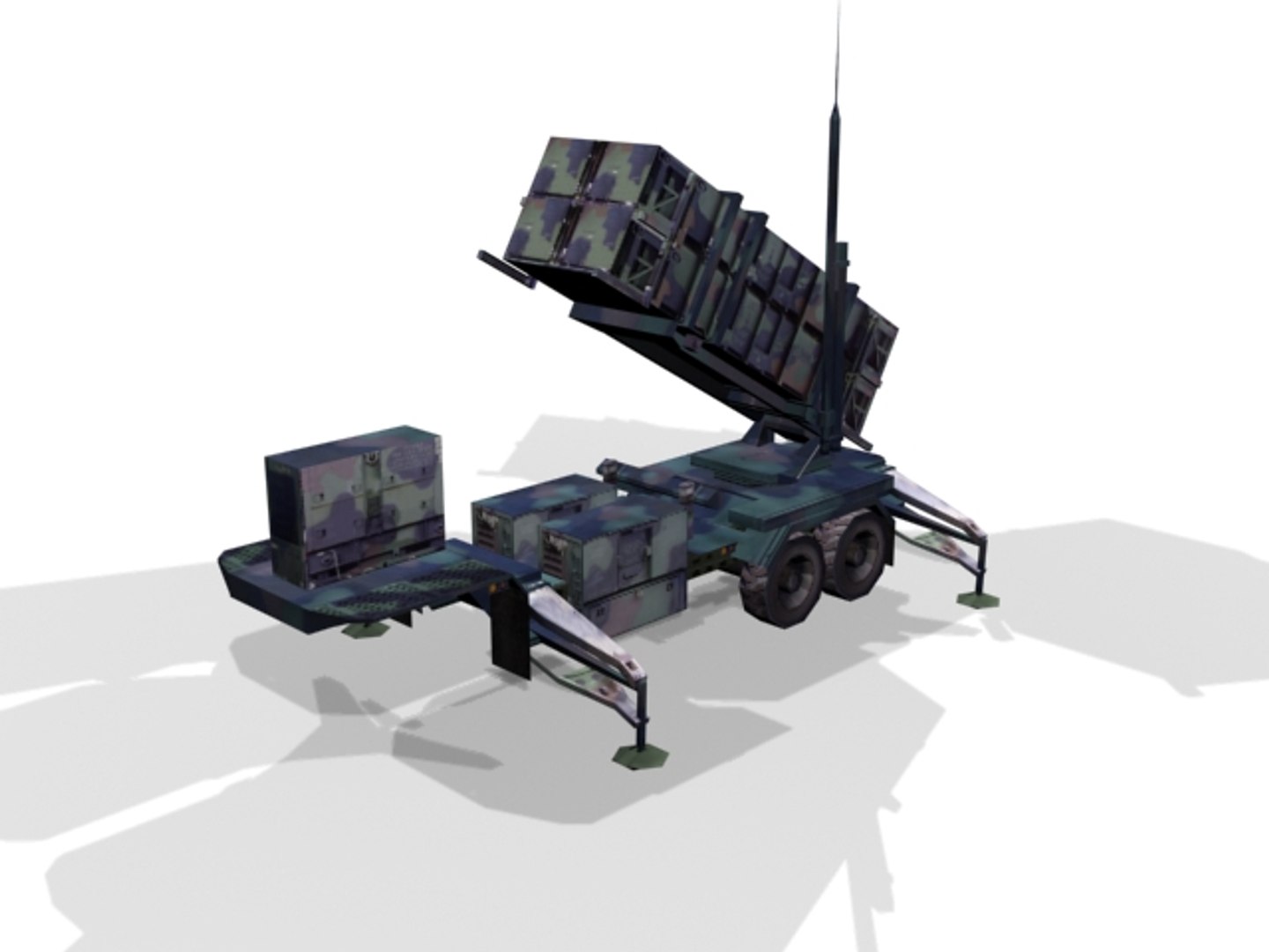 Patriot Air Defense 3d Max